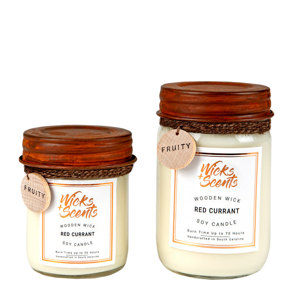 Red Currant Soy Candle | Red Currant Candle | Wicks + Scents – Wicks ...