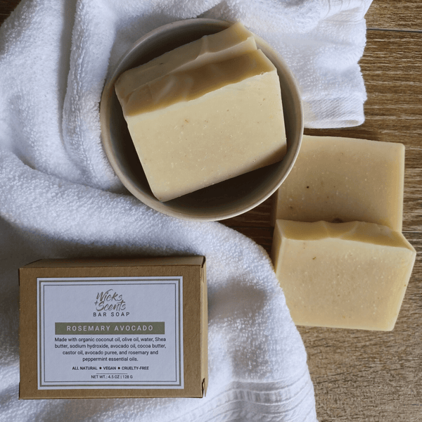 Rosemary Avocado Mint Soap | Rosemary Mint Soap | Wicks + Scents ...